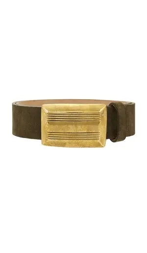 L'Agence Cebo Grooved Rectangular Belt In . Also