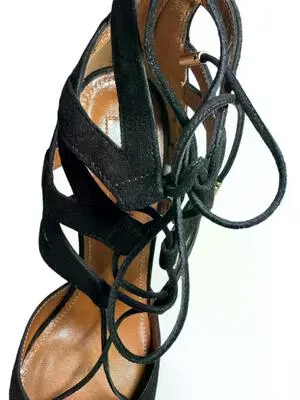 AQUAZZURA Belgravia Lace-up Pumps