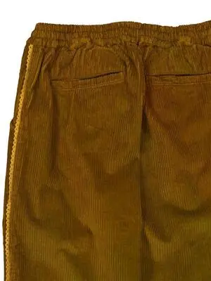 BAZISZT Lace-trim Corduroy Trousers