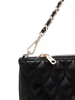 Guess Quilted Shoulder Bag With Chain Strap