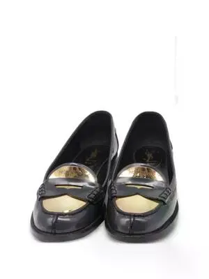Saint Laurent Leather Penny Loafers