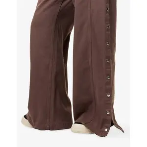 Rick Owens Wide-leg Cotton Trousers