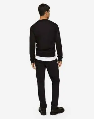 Dolce & Gabbana Pull Girocollo Sweaters And Cardigans Cashmere - Blue