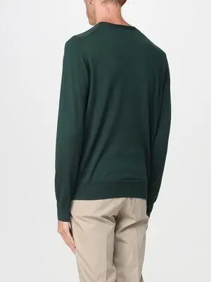 PAOLO PECORA Fine Knit Crew Neck Jumper - Green