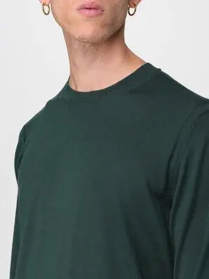 PAOLO PECORA Fine Knit Crew Neck Jumper - Green