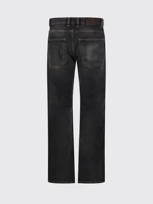 Emporio Armani Mid-rise Straight-fit Cotton Denim Jeans - Grey