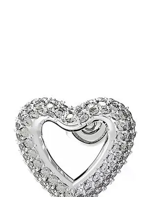 Guess Pavé Heart-shaped Earrings