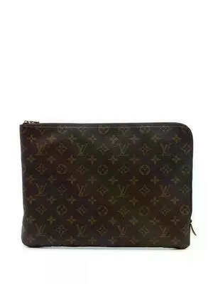LOUIS VUITTON 2019 Monogram Etui Voyage Mm Clutch Bag - Brown