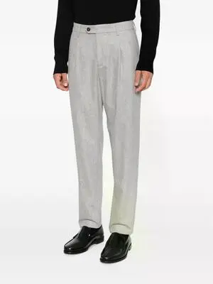 Eleventy Pleated-detail Trousers