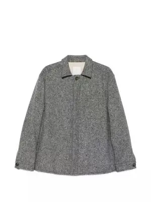 Eleventy Marl-effect Button-up Jacket
