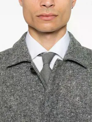 Eleventy Marl-effect Button-up Jacket