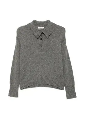 ROBERTO COLLINA Button-up Collar Sweater