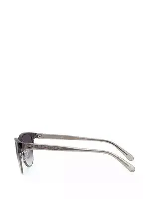 Guess Clubmaster Logo-engraved Sunglasses