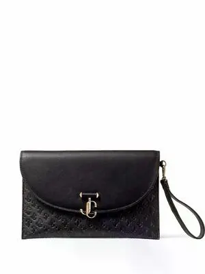 JIMMY CHOO Jc Logo Envelope Clutch Bag
