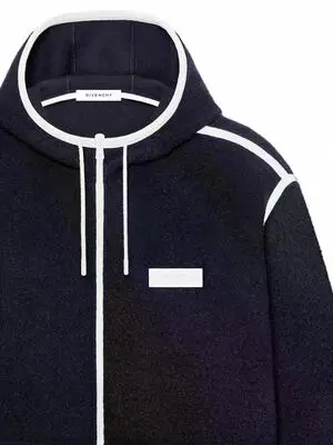 Givenchy Grosgrain-trim Hooded Jacket