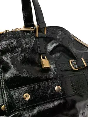 Saint Laurent Downtown Patent Leather Handbag