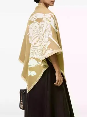 Burberry Knight Wool-silk-cashmere Cape