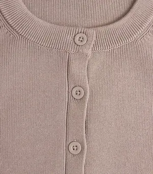 SKIMS Refined Knit Crop Cardigan
