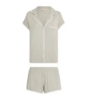 Eberjey Frida Short Pyjama Set - Green