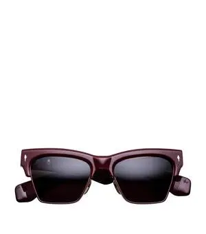 JACQUES MARIE MAGE Bugsy Square Sunglasses