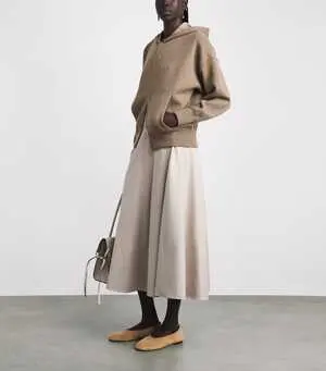 Agnona Cashmere-wool-silk Zip-up Hoodie