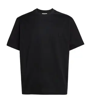 WOOYOUNGMI Cotton Graphic Print T-shirt - Black