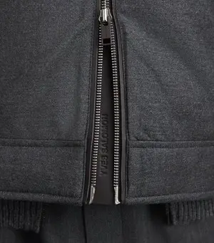 YVES SALOMON Virgin Wool-silk Bomber Jacket