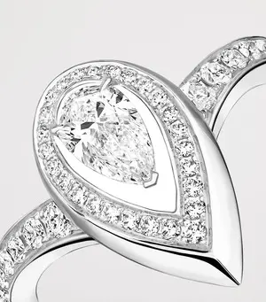 Messika Fiery Medium White Gold And Diamond Ring