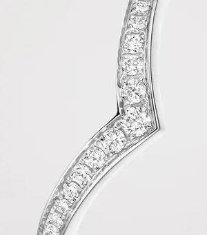 Messika Fiery White Gold And Pavé Diamond Wedding Ring