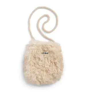 BONTON Shearling Pouch Cross-body Bag