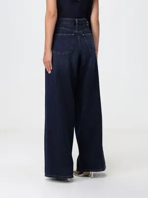Max Mara High-waisted Wide-leg Cotton Denim Jeans