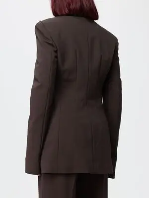 Sportmax Single-breasted Blazer In Crêpe With Two-button Closure