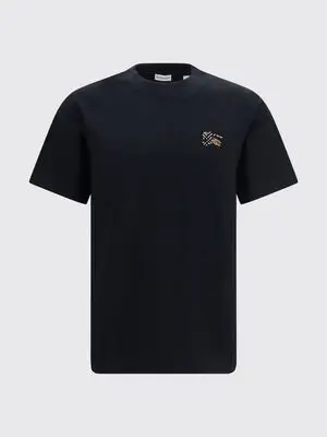 Burberry Cotton T-shirt With Contrasting Equestrian Knight Logo