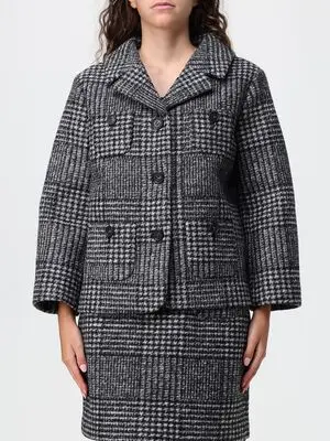 N° 21 Single-breasted Prince Of Wales Check Blazer In A Wool Blend