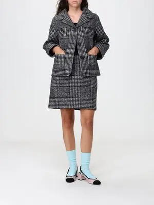 N° 21 Single-breasted Prince Of Wales Check Blazer In A Wool Blend