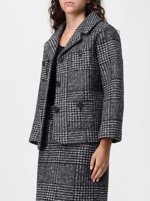 N° 21 Single-breasted Prince Of Wales Check Blazer In A Wool Blend