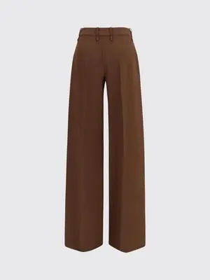 Ermanno Scervino Mid-rise Straight-leg Crêpe Trousers - Walnut