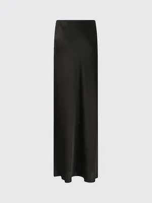Ralph Lauren Recycled Polyester Satin Long Pencil Skirt - Black