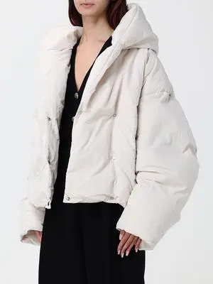 Sportmax Marla Short Quilted Hooded Puffer Jacket In Cotton Blend