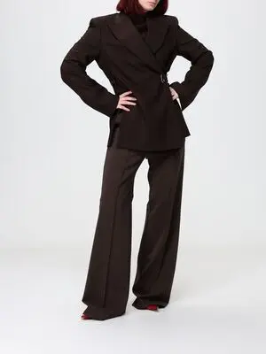 Sportmax Short Wrap Blazer In Stretch Viscose With Peak Lapels