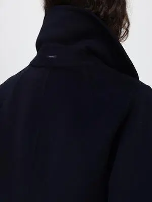 Max Mara Short Double-breasted Coat In Pure Virgin Wool