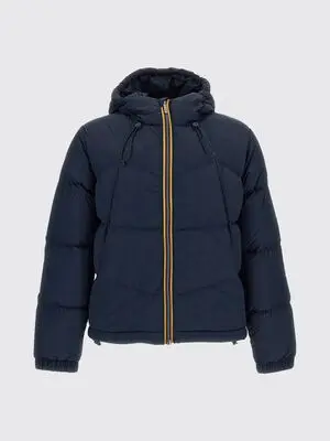 K-WAY Quill Quilted Hooded Down Jacket In Nylon With Duck Down Filling