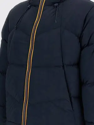 K-WAY Quill Quilted Hooded Down Jacket In Nylon With Duck Down Filling