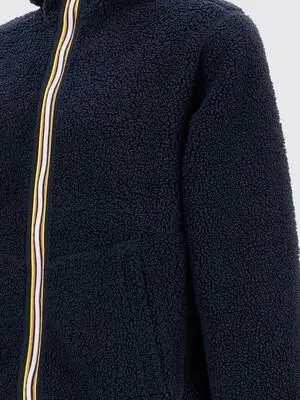 K-WAY Casual Zip-up Hooded Sweatshirt Crafted From Soft Sherpa Fleece