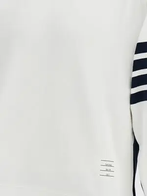 Thom Browne Striped 4-bar Cotton Sweatshirt