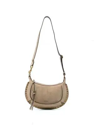 Isabel Marant Étoile Oskan Moon Studded Shoulder Bag - Neutrals
