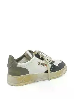 AUTRY Super Vintage Leather Low-top Sneakers - White