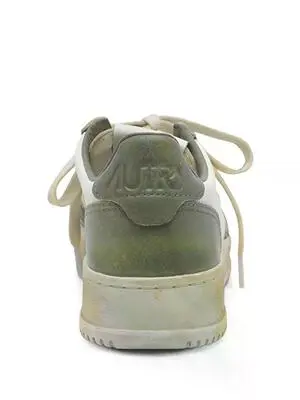 AUTRY Super Vintage Leather Low-top Sneakers - White