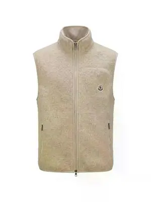 Moncler Logo-patch Brushed-effect Gilet