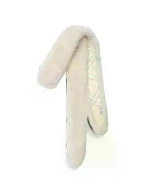 Burberry Skinny Shearling Scarf